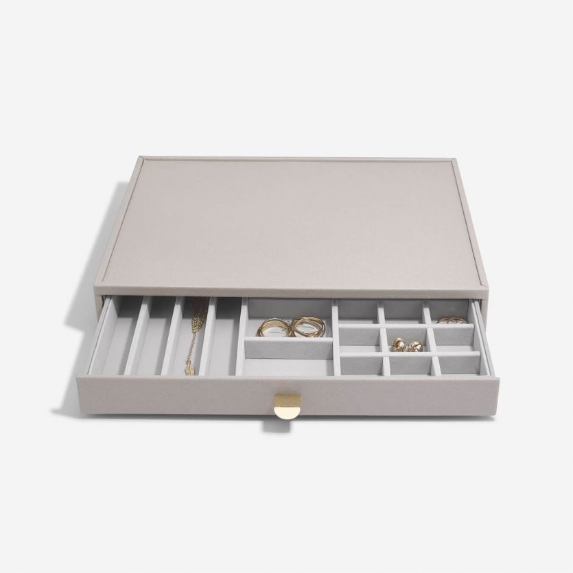 Stackers Taupe Supersize All-In-One Jewellery Drawer Layer | 26 ...